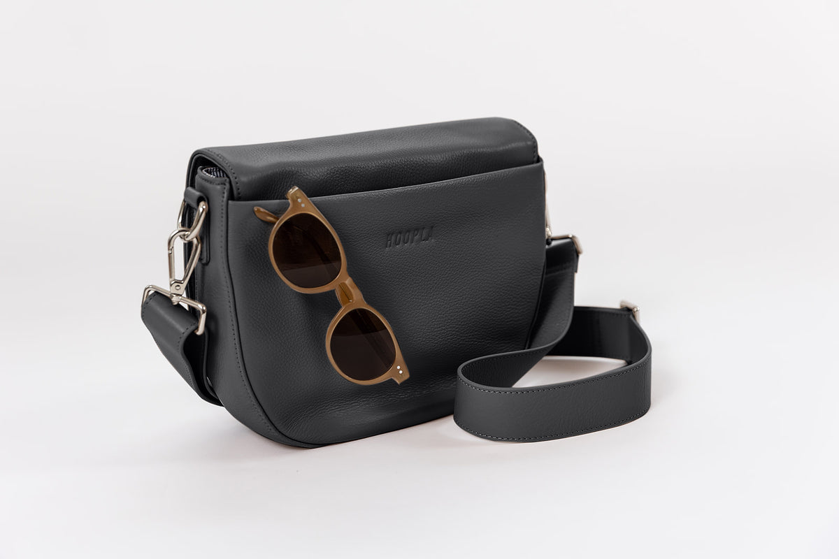 Black Saddle Bag – Hoopla Tote Bags