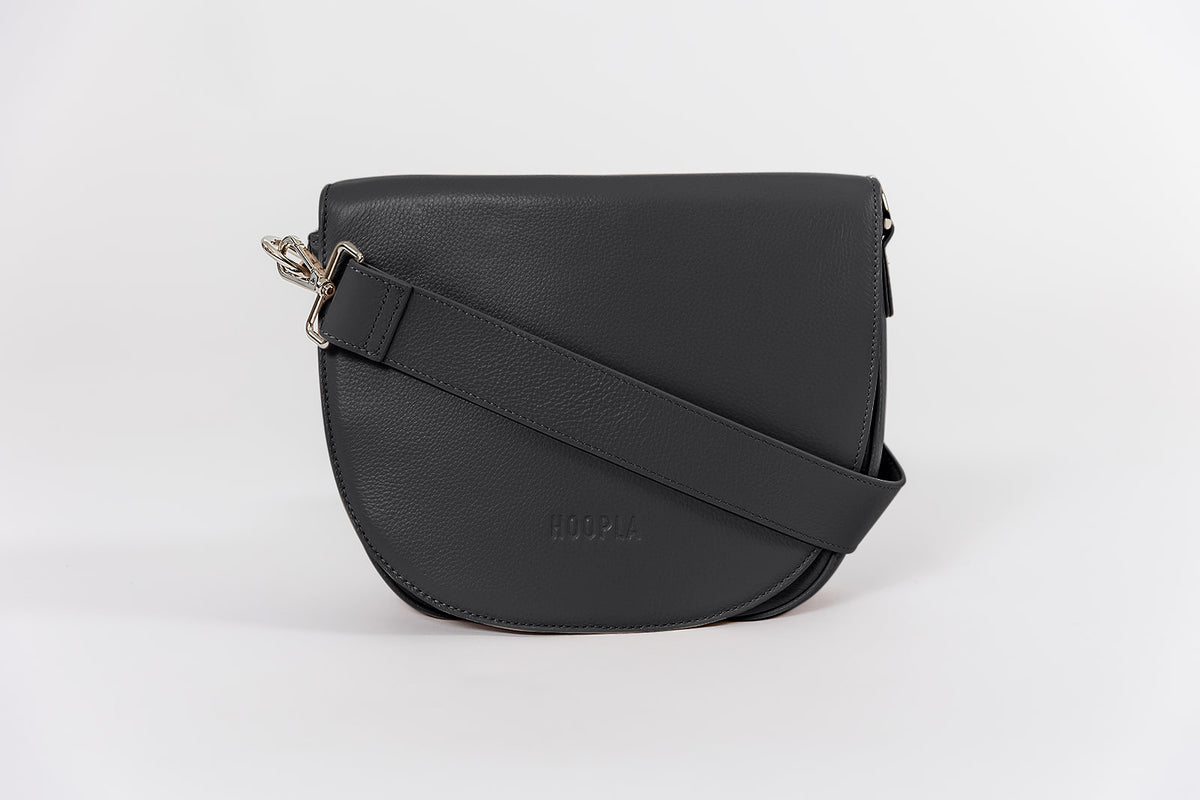 Black Saddle Bag – Hoopla Tote Bags