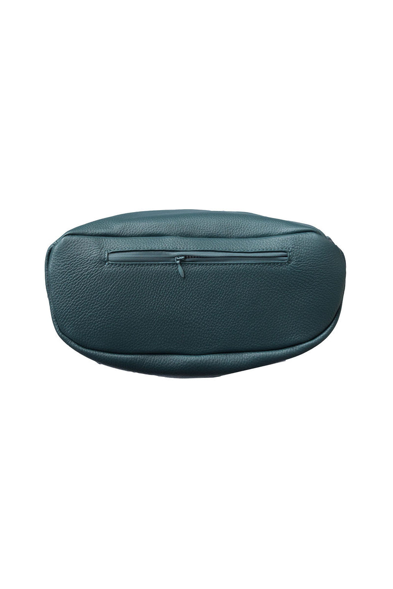Teal Leather Backpack | Hoopla Tote Bags