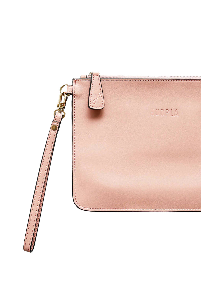 Dusty Pink Leather Clutch | Hoopla Tote bags – Hoopla Tote Bags